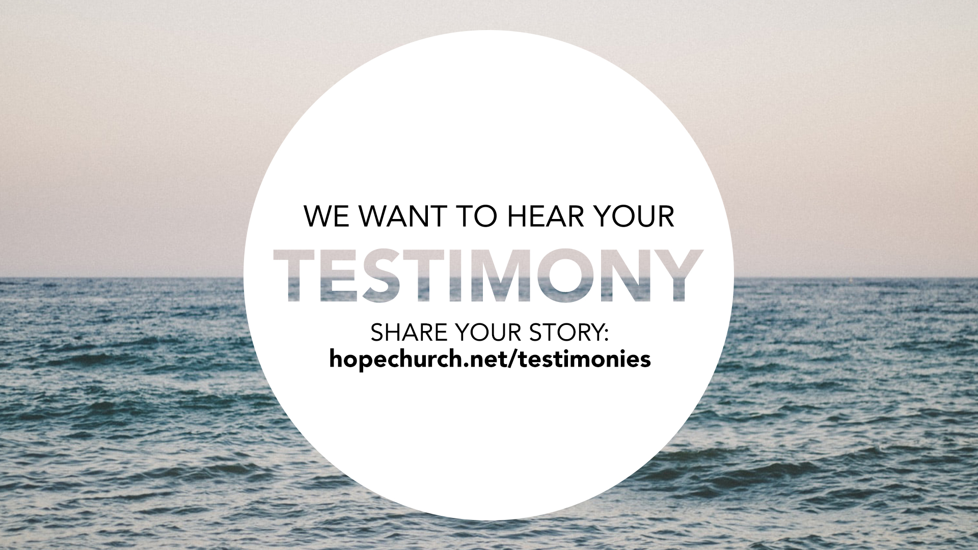 Testimonies | Hope Church in Springfield, Missouri